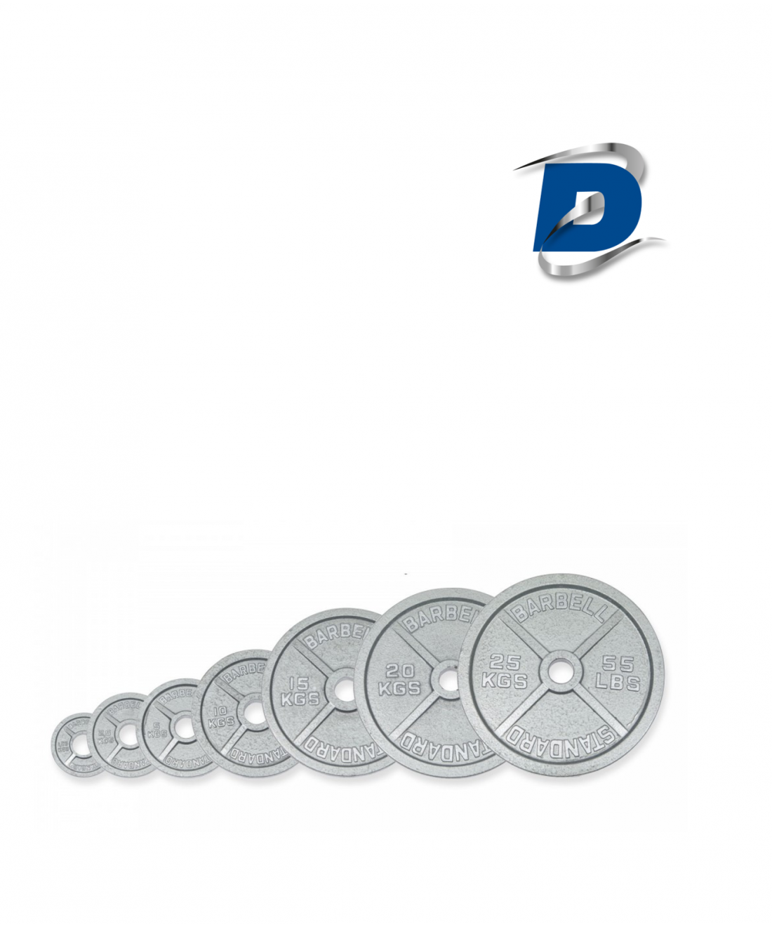 DISQUE MUSCULATION FONTE BRUTE GRISE VINTAGE DISPORTEX PRO