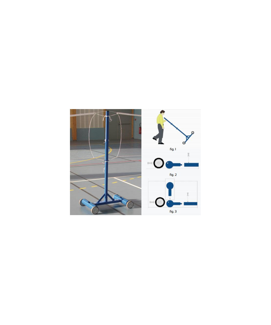 poteau-badminton-central-scolaire-entrainement-autostable