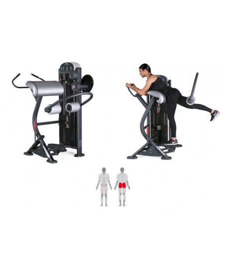 MACHINE FESSIERS DEBOUT - GLUTEUS MACHINE PANATTA - CHARGE 50 KG